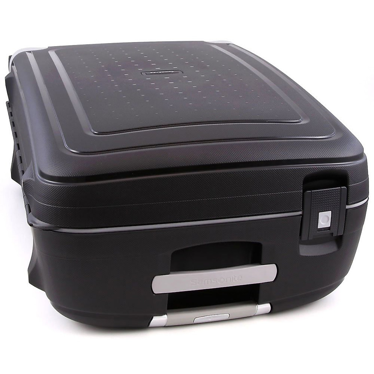 Samsonite 49308-1041 S'Cure 28 Inch Zipperless Spinner Luggage - Black Bundle w/Deco Gear Luggage Accessory Kit (10 Item)