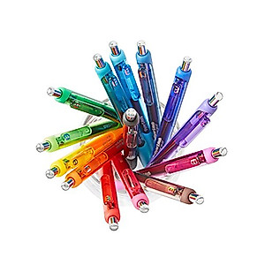 Paper Mate Inkjoy Gel Pens, Medium Point, Blue Assorted, 2-Pack (1956274)