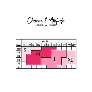 Charm and Attitude Black Thigh High Garter Stockings for Women | Plain Top Thigh High Tights Pantyhose for Garter Belts - Black, L