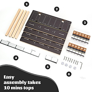 Saichotoy Hot Wheels & MatchBox Display Case, 1/64 Scale Diecast Toy Car Storage, Parking Garage Diorama - Freestanding Storage with 4 levels 24 spots maximum 40 cars