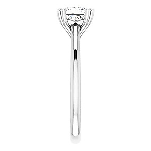 925 Silver, 10K/14K/18K Solid Gold Moissanite Engagement Ring, 1.5 CT Princess Cut Handmade Solitaire Ring, Diamond Wedding Ring for Women/Her Anniversary Propose Gifts, VVS1 Colorless