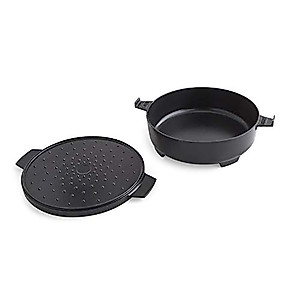 Weber Duo Dutch Oven, 7.25 quarts, Black