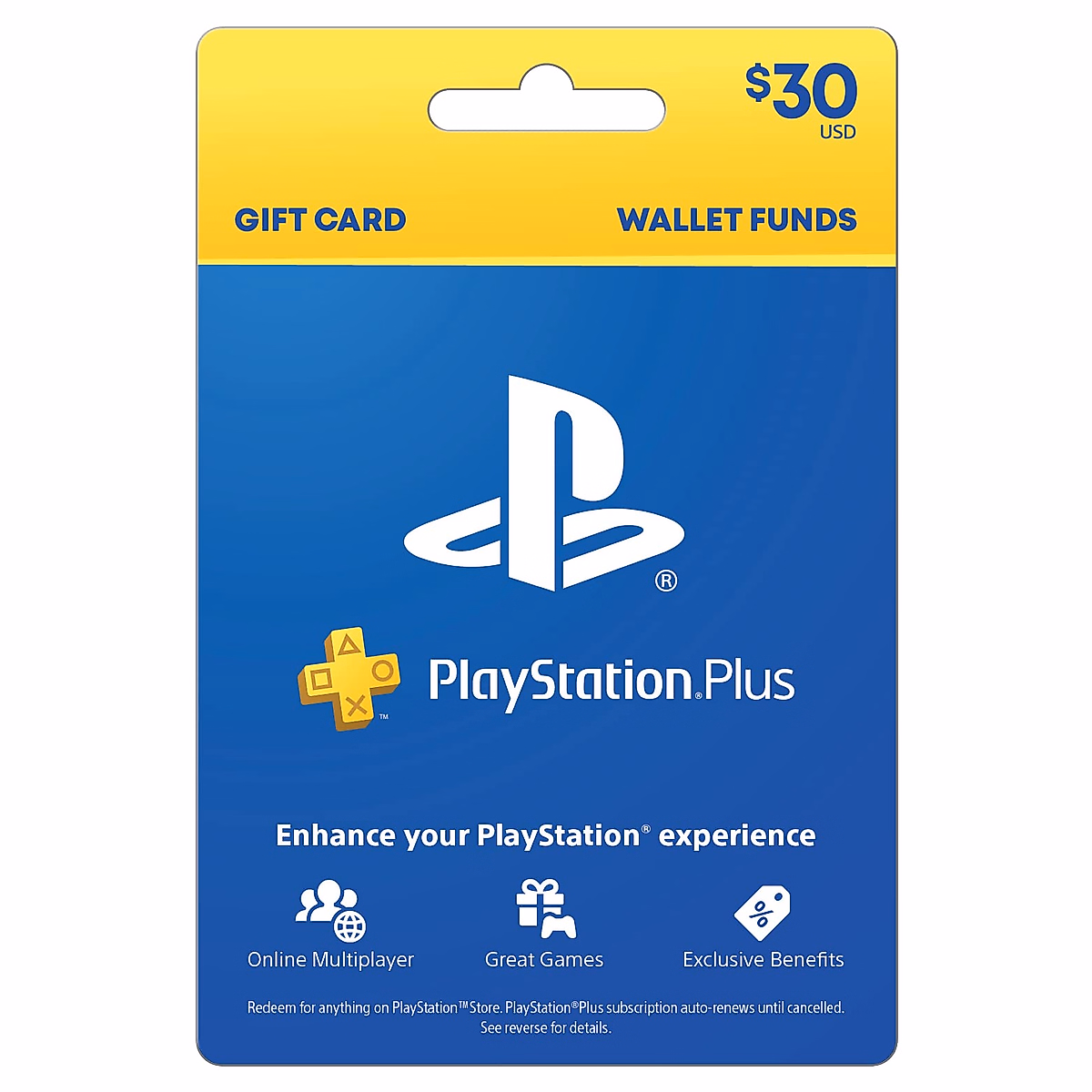PlayStation Sony Store (Plus Brand) $30 Gift Card