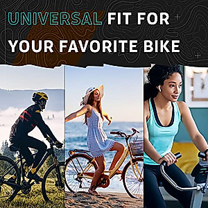 Most Comfortable Bike seat from Life's Best Brand - Kids Love it - Pain Free Universal Saddle - Great Exercise Bike seat - Mountain Bike - Cruiser - Any Age