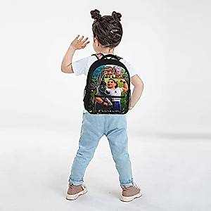 Backpack Encanto Anime Cartoon Backpack 12 Inch Small Bookbags Casual Travel Sandwich Multipurpose Daypack Backpacks For Youth Bags, Black