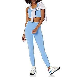 Amazon Essentials Women's Active Sculpt High-Rise Full-Length Legging (Available in Plus Size), French Blue, Small