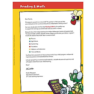 Reading & Math Jumbo Workbook: Grade 1