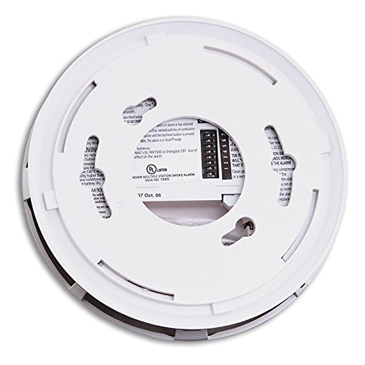 Kidde Smoke Detector, Hardwired Smoke Alarm with Battery Backup, Test-Silence Button, Interconnects with Select Kidde Smoke Alarms