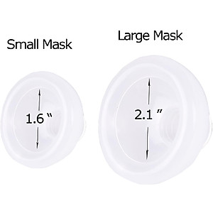 Cat Inhaler Spacer,Specifically Designed for Cats,with Round Shape Silicone Mask,Feline Aerosol Chamber with Breathing Indicator – Include 2 Mask for Best Fit (for cat)