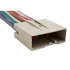 Compatible with Ford Mustang 2004 Double DIN Aftermarket Stereo Harness Radio Install Dash Kit