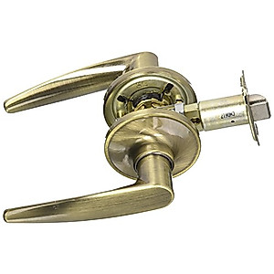 Schlage Lock Company J10VDOV609 Schlage Dover Passage Levers, Antique Brass