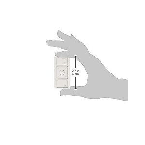 Lutron Pico Smart Remote for Caséta Smart Fan Speed Control, PJ2-3BRL-GWH-F01, White