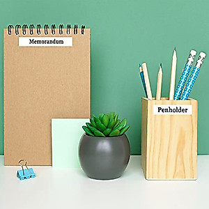 NineLeaf Compatible for Brother P Touch M Tape M-K231 M-K231S MK231 M231 12mm 0.47'' White Label Tape Work with Ptouch PT-M95 PT-90 PT-70 PT-70SR PT-65 PT-85 PT-45 Label Maker Refills