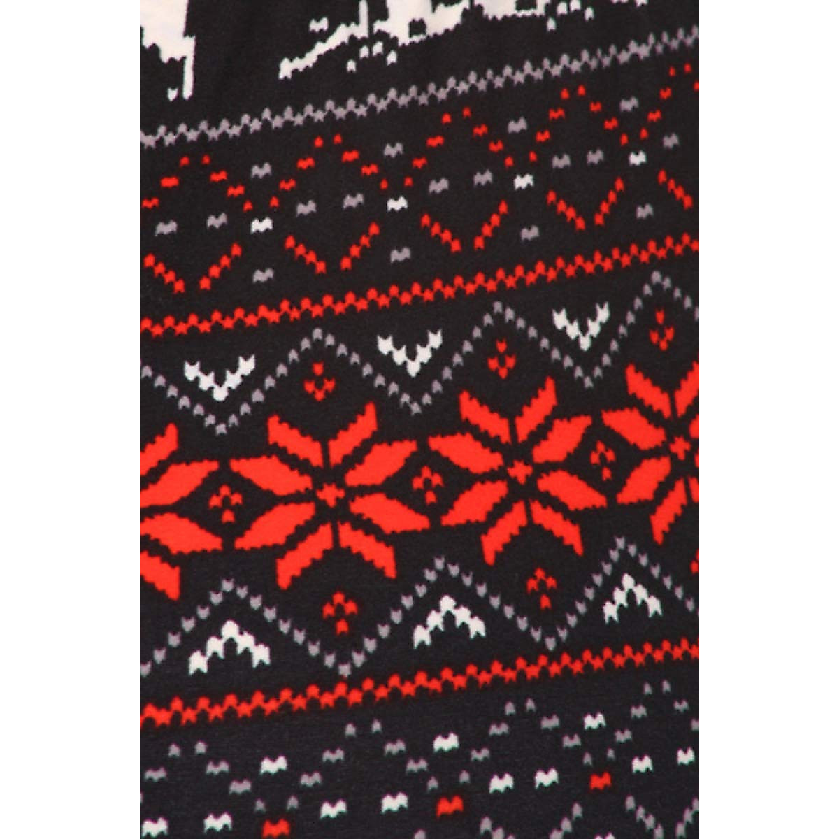 Leggings Depot Women's High Waist Novelty Christmas Holiday Print Leggings-Full Length-N004, Christmas Rush, Plus Size