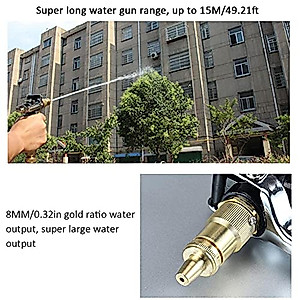 PLGEBR High Pressure Water Gun Metal Water Gun High Pressure Pressure Power Spray Water Washer Washer Garden Jet Tools Car Washing