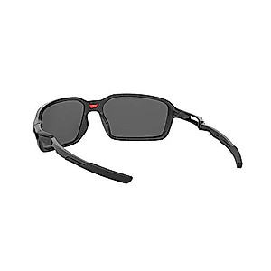 Oakley Men's OO9429 Siphon Rectangular Sunglasses, Scenic Grey/Prizm Black Polarized, 64 mm