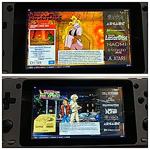 MOOKEENONE 1 * 5 inches LCD Screen Gamepad Odroid Go Advance OGS Dim Retro Handheld Game Station Console