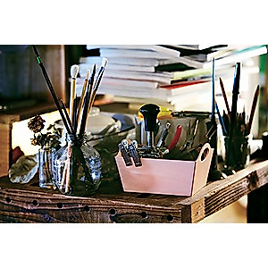 like-it EPE-23 Small Storage Mini Basket, Small, Set of 3, Paper Mix, Blue, Approx. Width 5.8 x Depth 4.4 x Height 3.2 inches (14.8 x 11.1 x 8.1 cm)