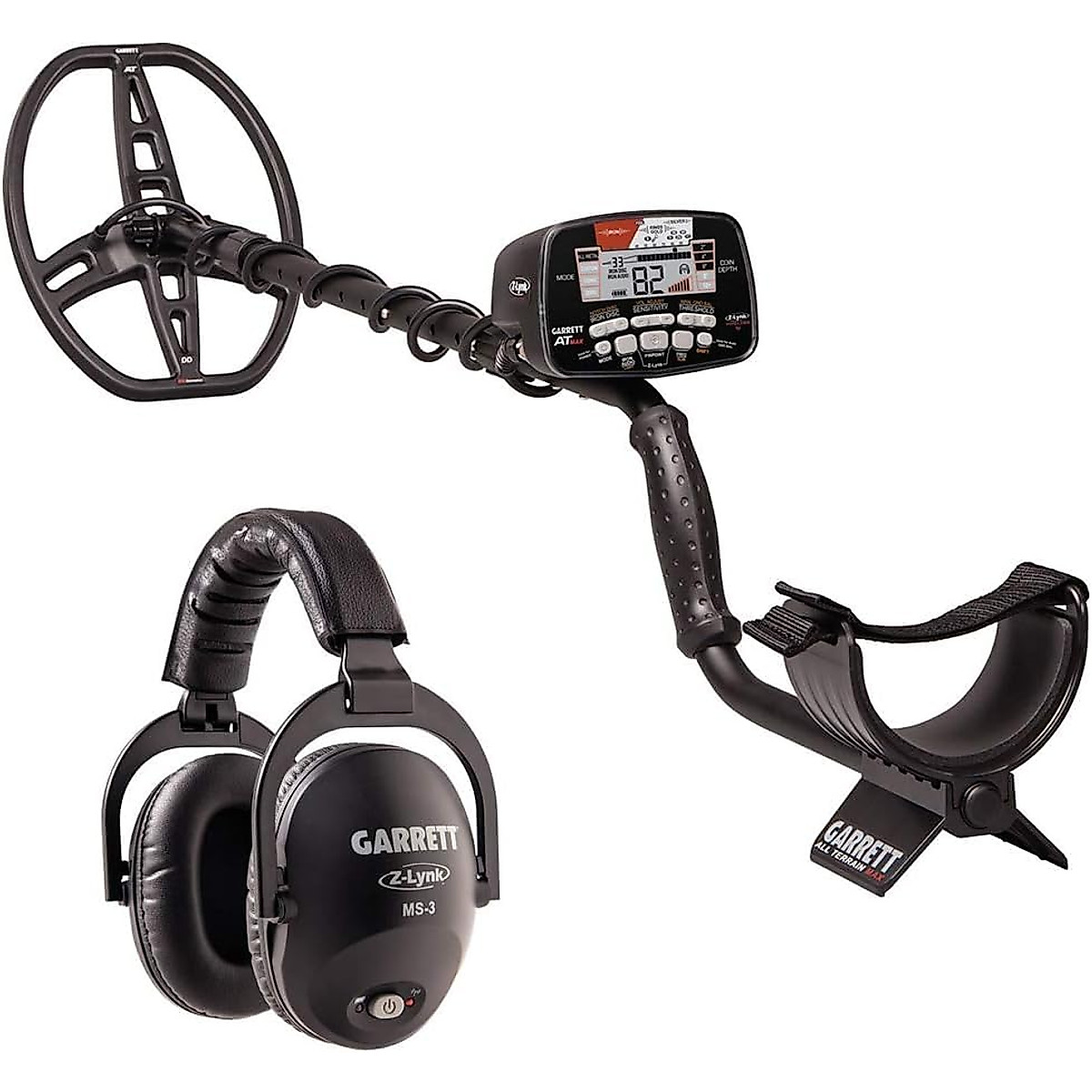 Garrett AT MAX Metal Detector with Pro-Pointer at Z-Lynk and Carry Bag, Hat