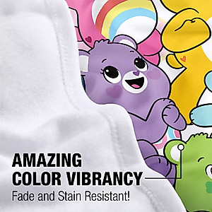 LOGOVISION Care Bears Lightweight Baby Blanket, 30"X40", Care Bears Unisex for Infants Girls & Boys