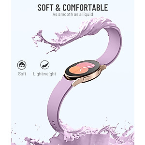 Odbeai Galaxy Watch 6 Band,Galaxy Watch 4 Band,Galaxy Watch 5 5Pro Band,Compatible with Samsung Watch 6 5 4 Bands,Galaxy Watch 6 4 Classic Bands,Galaxy Watch 5 Pro Band, No Gap Sport Strap Women Men