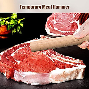 Small Wooden Rolling Pin, Dumpling Dough Roller Wooden Mini Rolling Pins Kitchen Utensil Tool for Fondant, Pasta, Bread, Pastry, Cookies, Pizza, Pie, Cylinder Style, 6.3 Inch (3 Pieces)