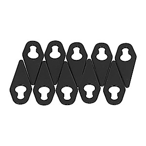 Plastic Trimming Blade, Easy to Install Good Stability Compact Size Wear Resistant Lawn Mower Replacement Blades Lightweight for Garden Devices (Black)