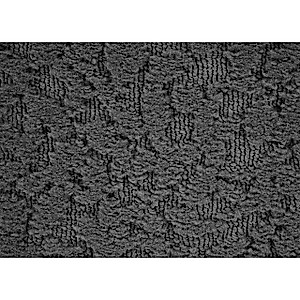 Garland Rug Ivy 2 Ft. X 12 Ft. Cinder Gray Geometric Solid Color Area Rug - Durable, Stylish, and Soft Rug for Living Rooms, Hallways, Bedrooms, and High-Traffic Areas