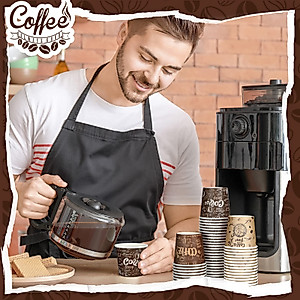 Dingion 900 Pack 4oz Small Disposable Espresso Coffee Cups Hot Cold Drinking Paper Cups for Home, Office, Cafe, Restaurant, Travel, Party, Picnic, Travel and Events