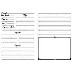 My Recipes: Collect and Write down Your Favorite Recipes. Your Own Recipe Book to Write in. 150 pages 7,5 X 9,25 inches.