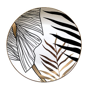 16-Piece Dinnerware Set, Round Dinner Plates , Dish set for 4,Scratch Resistant, Lead-Free, Microwave, Oven, and Dishwasher Safe