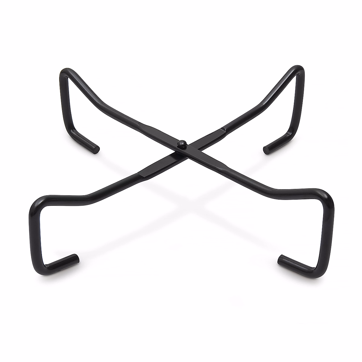 RAAKARRS Dutch Oven Lid Lifter and Folding Lid Stand - with Silicone Handle Grips, Heavy Duty Black-Coated Steel - Lift, Rotate and Support Dutch Oven Lids, for Outdoor, Picnic, and Campfire Cooking