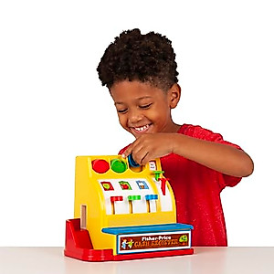 Fisher-Price Classics - Retro Cash Register - Great Pre-School Gift for Girls and Boys, Kids and Toddlers, birthday gift, Christmas, holiday, Ages 2+