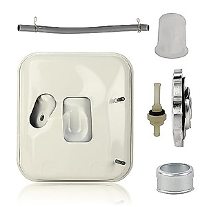 Wai Danie 17510-ZE1-030ZA Fuel Tank Gas Tank Compatible with Honda GX140 GX160 GX200 5.5 HP 6.5 HP Engine Water Pump Pressure Washer with Petcock Gas Cap Filter