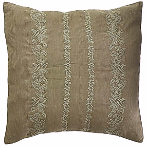 Tommy Bahama - Euro Sham, Cotton Bedding with Envelope Closure, Cozy Home Decor (Nador Dark Green) 26 x 26