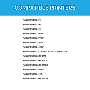 LD Compatible Ink Cartridge Replacement for HP 972A F6T80AN (Black)