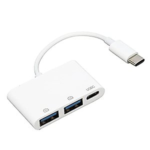 Kafuty-1 3 in 1 USB HUB,Slim Type-C to USB Adapter,Portable Multi Port USB Adapter for Phone/Computer,Fast Data Transmission,Plug and Play