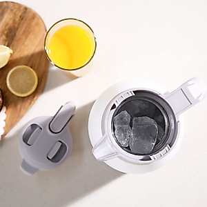 SINCE 1997 MR.CHEF 34Oz Thermal Coffee Carafe, Insulated Stainless Steel Coffee Carafes for Keeping Hot/Double Walled Vacuum Coffee Carafe (Gold, 1L)