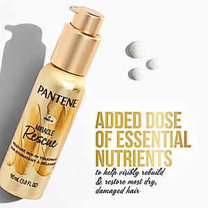Pantene Miracle Rescue Moisture Mix-In, Damaged Hair Repair Conditioner Add-In, 3 fl oz.
