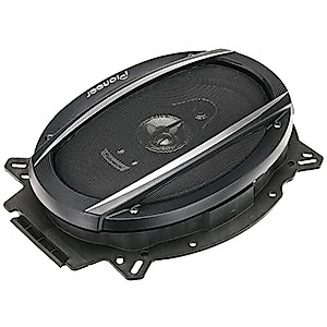 Pioneer TS-A6970F, 4-Way Car Audio Speakers, Full Range, Clear Sound Quality, Easy Installation and Enhanced Bass Response, 6” x 9” speakers