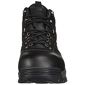 Propét Mens Shield Walker 6 Inch Waterproof Composite Toe Work Safety Shoes Casual - Black - Size 10 D