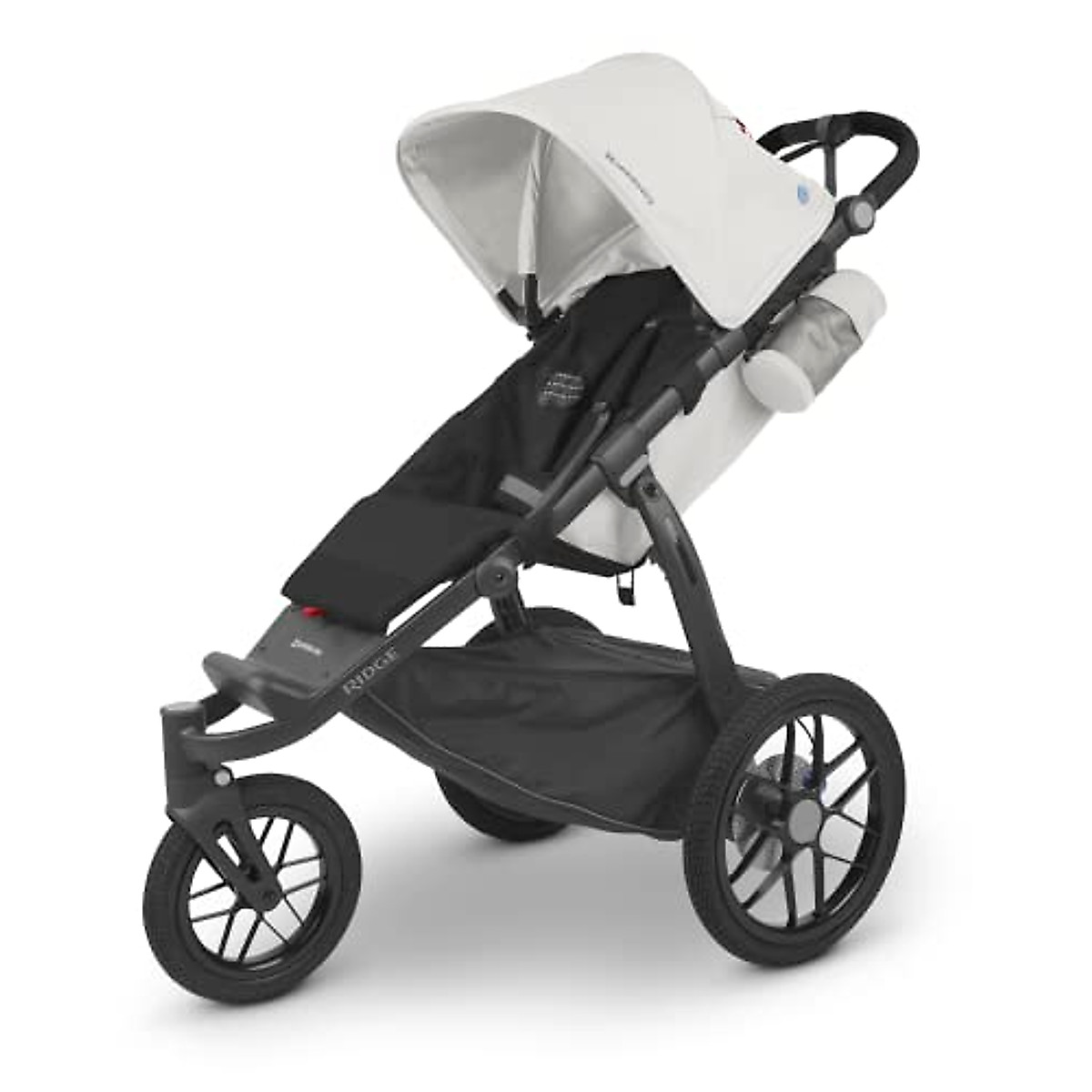 Ridge Stroller - Bryce (White/Carbon) + Adapters for Ridge (All MESA Models and Bassinet)