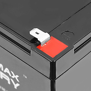 Mighty Max Battery ML12-12 - 12V 12AH F2 UPS Backup Battery Replaces Vision HP12-65W, HP 12-65W