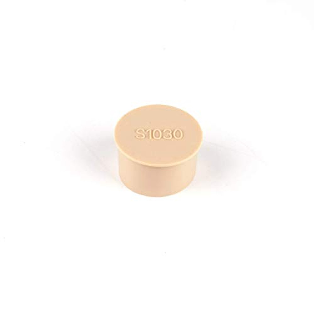 Pool Fence Hole Cover Deck Patio Ground Caps 1.25 Inch Fit Standard 1.25" Holes 1-1/4 inch Diameter (1-1/4 in. Pack of 30, Almond Beige)