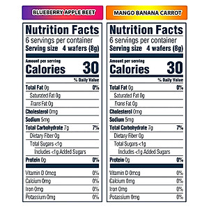 Gerber Organic Teethers Variety Pack, 1 Mango Banana Carrot, 1 Blueberry Apple Beet, 2 CT