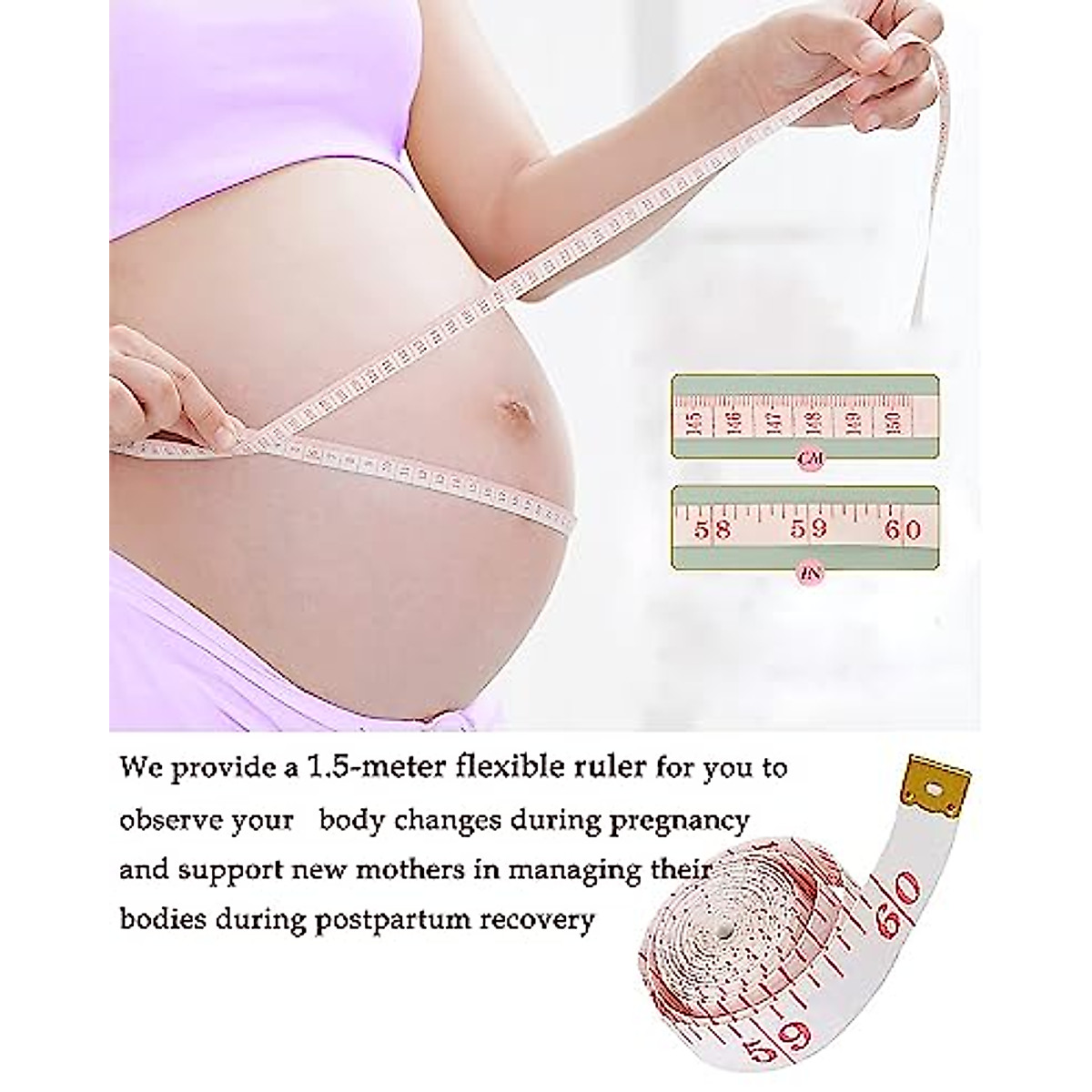 Nipple Ruler is a Measuring Tool Used to Measure The Flange Size for Nipples. Csakri This Breast Pump Sizing Tool is a Must-Have Item for New Mothers(Purple)