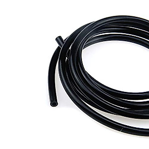 Meprotal Air Activated Switch Button with 1.5m/5ft Air Hose for Sink Garbage Disposal (Matte Black)