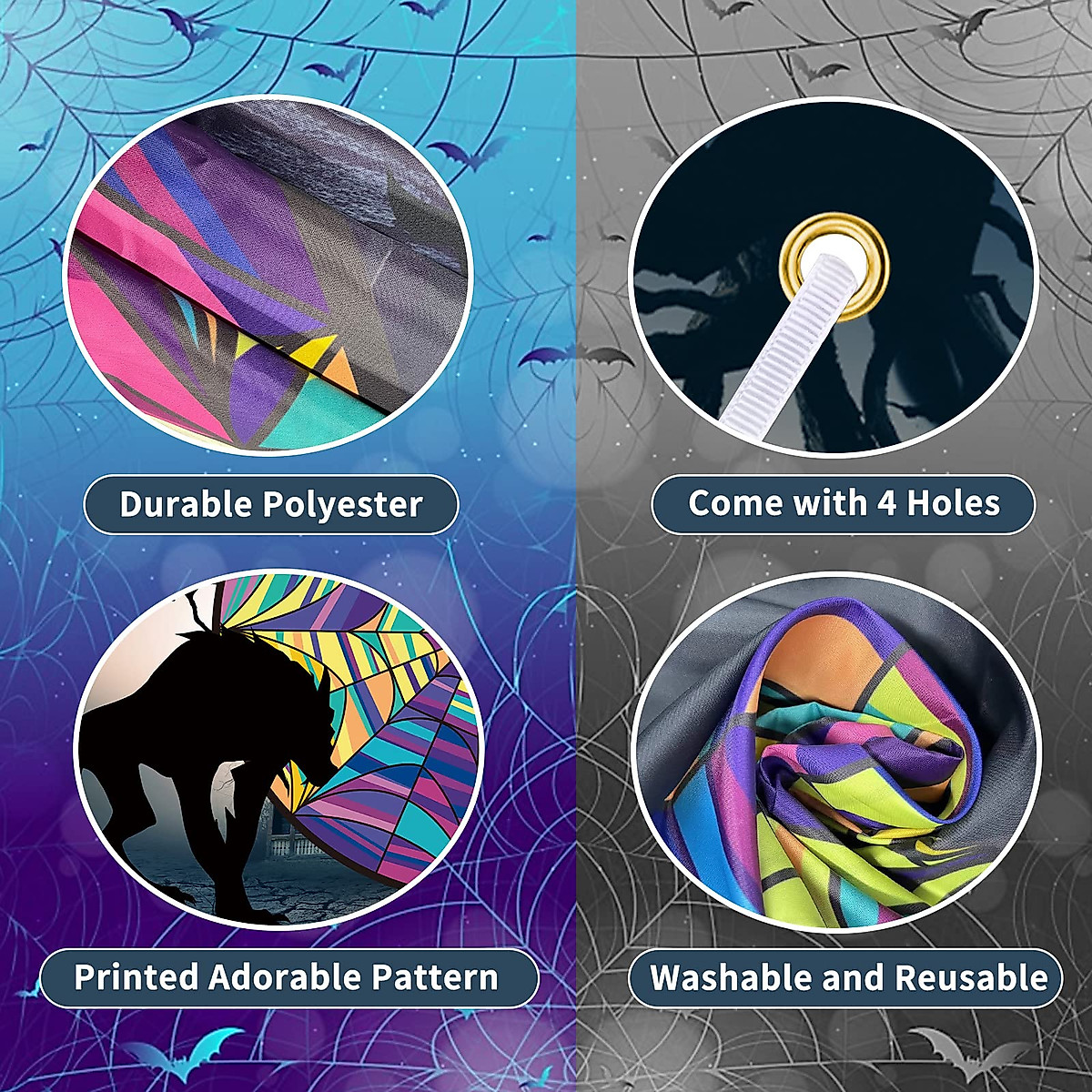 Wednesday Banner, Wednesday Party Decorations Backdrop Wednesday Theme Birthday Party Photo Background Horror Fantasy TV Banner for Wednesday Fans Room Dorm Apartment Decor Wednesday Party Supplies