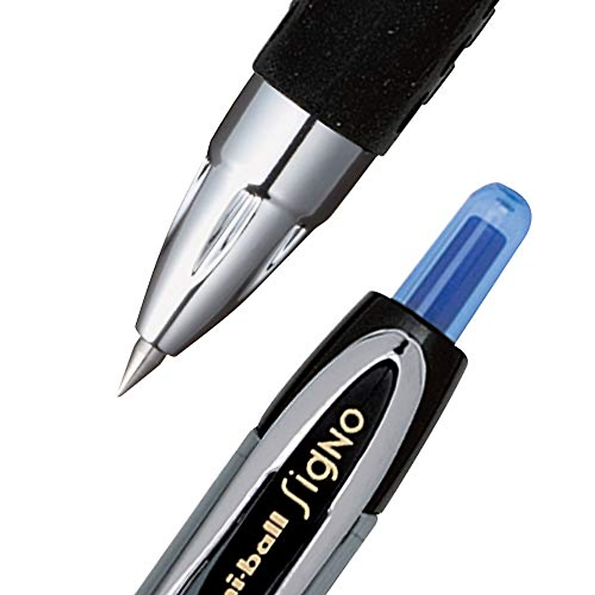 uni-ball 207 Retractable Gel Pens, Ultra Micro Point (0.38mm), Blue, 12 Count