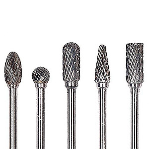 10PCS Tungsten Carbide Burs Sets Rotary Mini Drill Accessories Drill Grinding Burrs Tungsten Sharpening Drill Bits